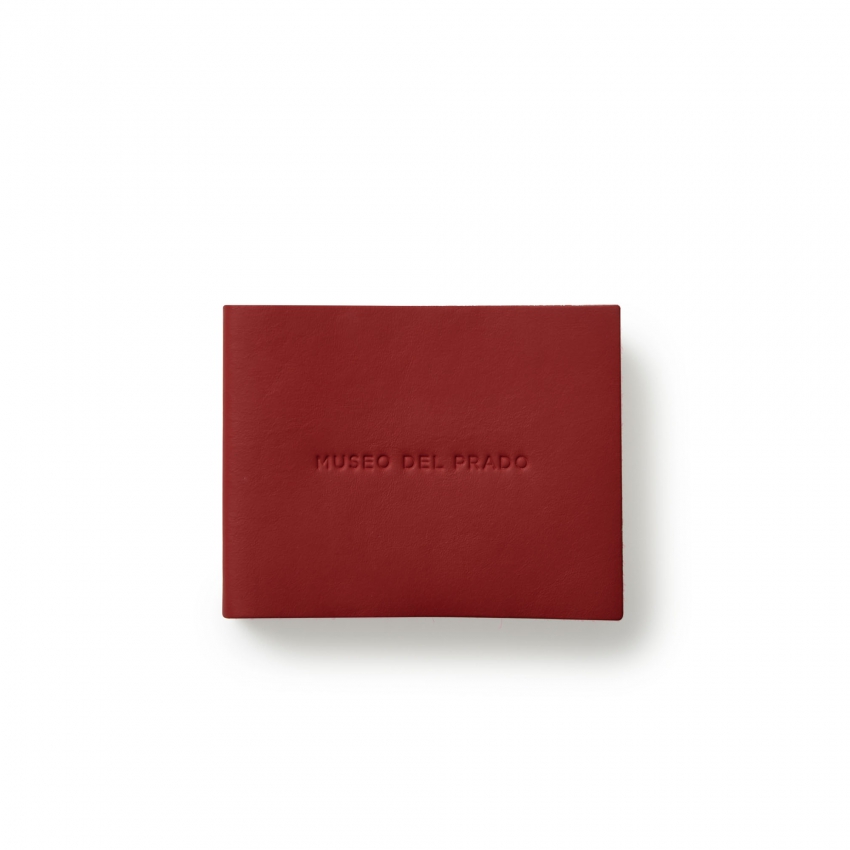 Square leather notepad